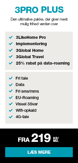 Telefoni til erhverv - Få en skræddersyet løsning hos 3Business